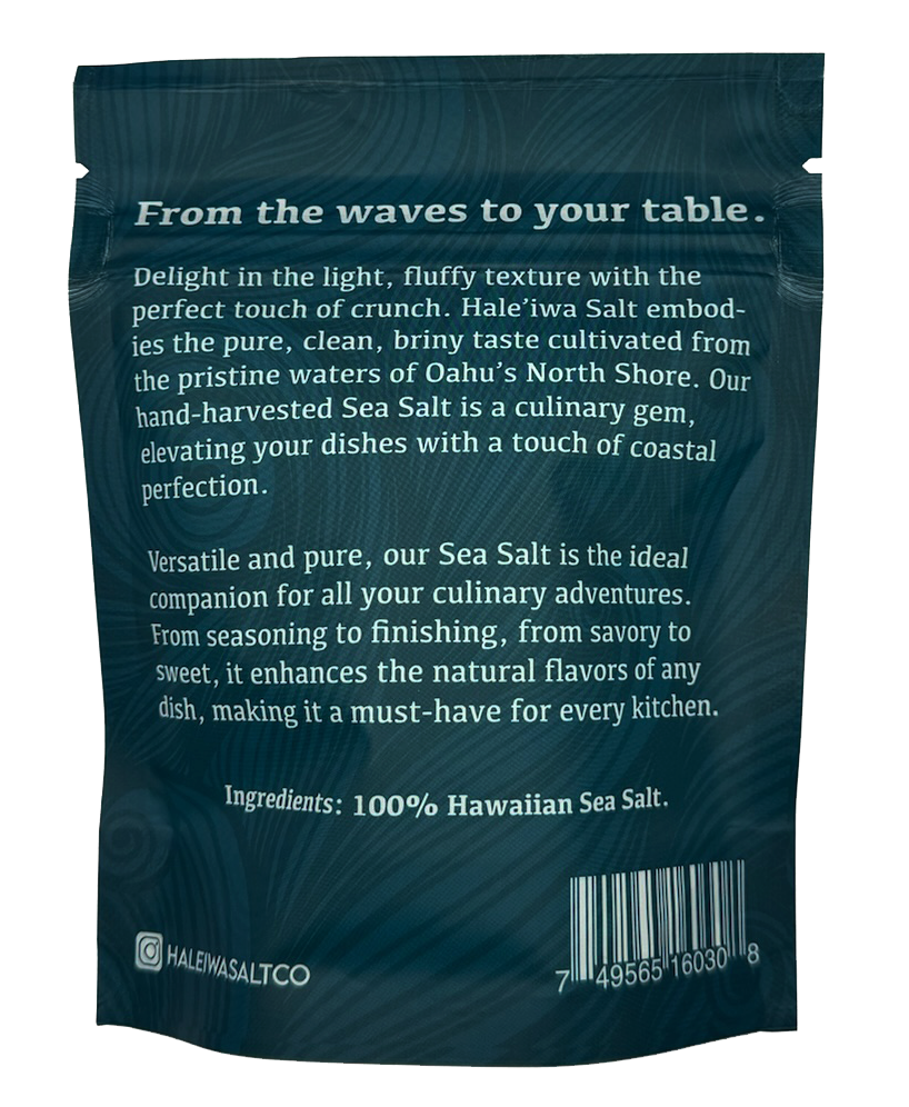 Hand Harvested Hawaiian Sea Salt - Haleiwa Salt Co.